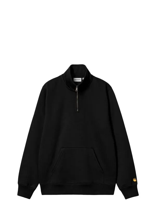 Carhartt Work In Progress Chase Fleece Half Zip Up Sweatshirt - Black