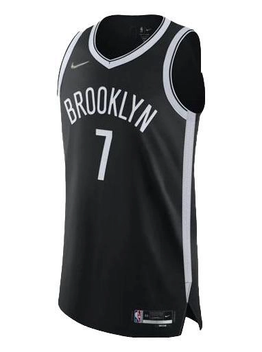 Nike X Nba Brooklyn Nets Kevin Durant 7 Jersey - Black/blue