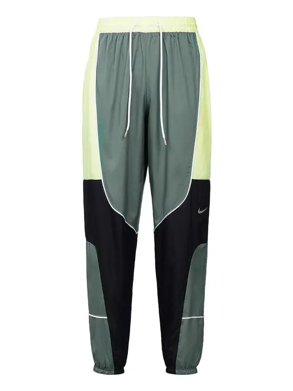 Nike Throwback Colorblock Woven Basketball Bundle Feet Sports Pants - Default Colorway