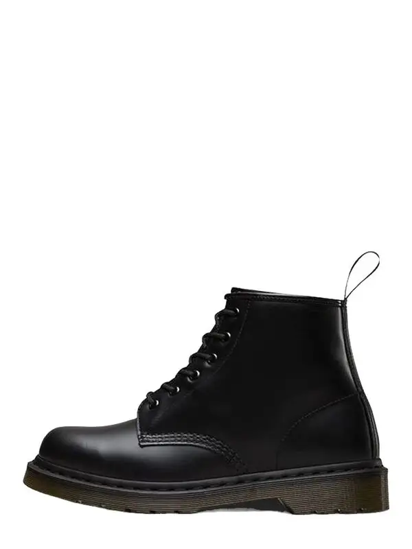 Dr. Martens 101 Smooth Leather Ankle Boots - Black