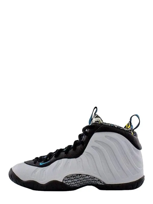 Nike Little Posite One 'graffiti' High Top Sneakers - Grey