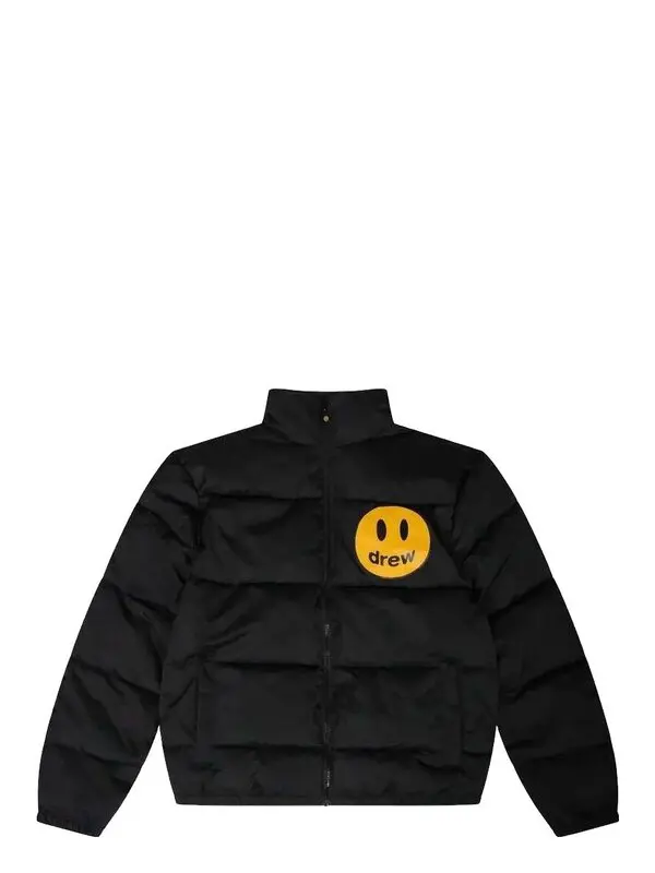 Drew House Stand Collar Puffer Jacket - Black