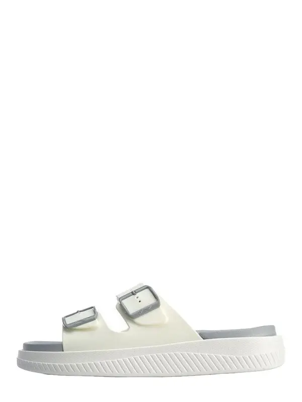 LI-NING Adjustable Buckled Slides - Standard White