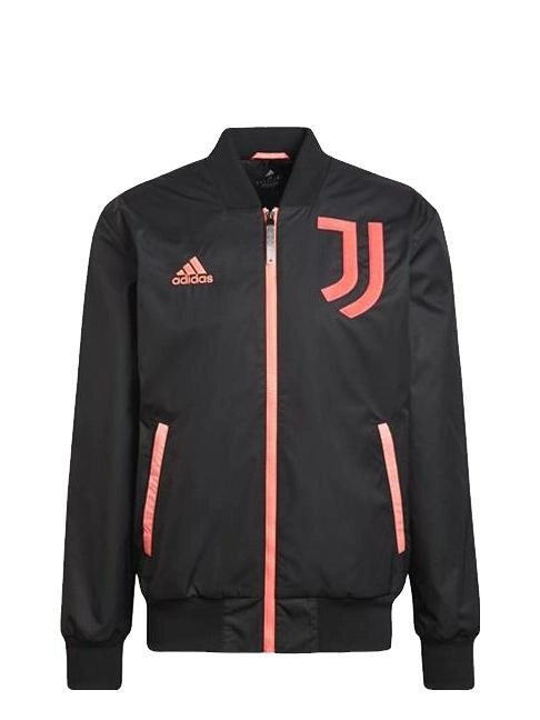 Adidas Juventus Logo Sports Jacket - Black