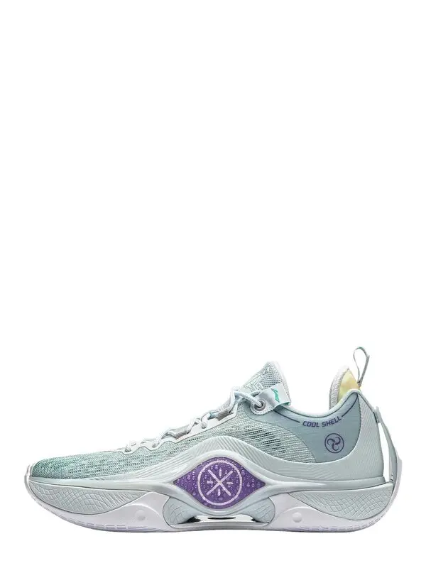 LI-NING Wade Shadow 5 V2 Athletic Shoes - Light Blue/white