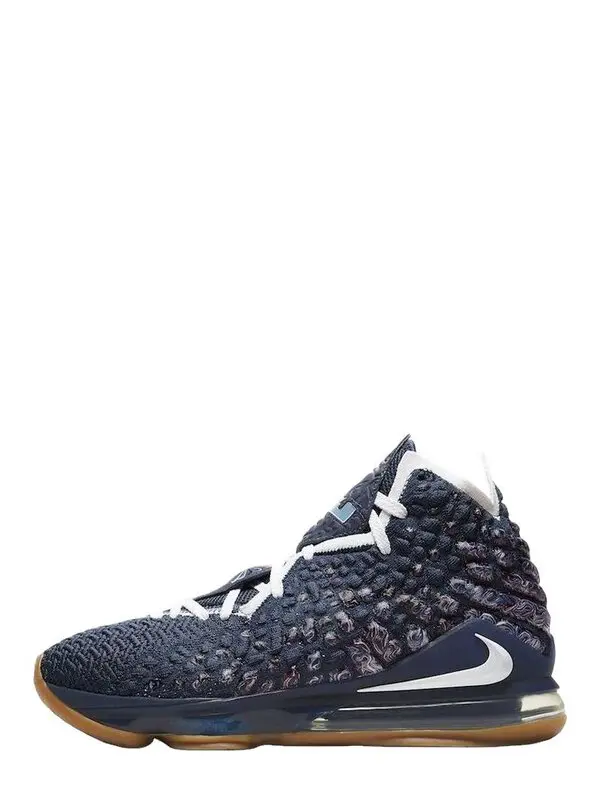Nike Lebron 17 "uconn" Basketball Sneakers - Blue
