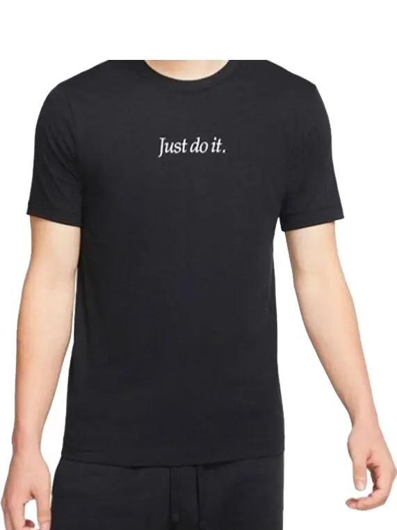 Nike Short Sleeve "jdi Letter - Black