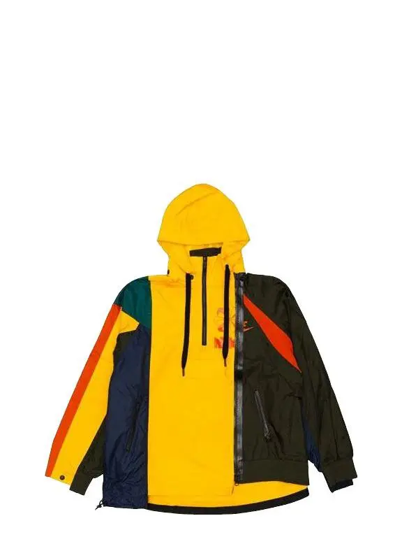 Nike X Sacai Double-zip Jacket - Yellow