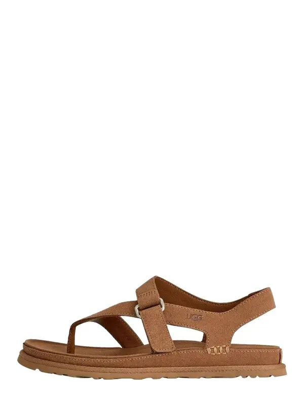 UGG Goldengaze Toe Post Sandals - Chestnut