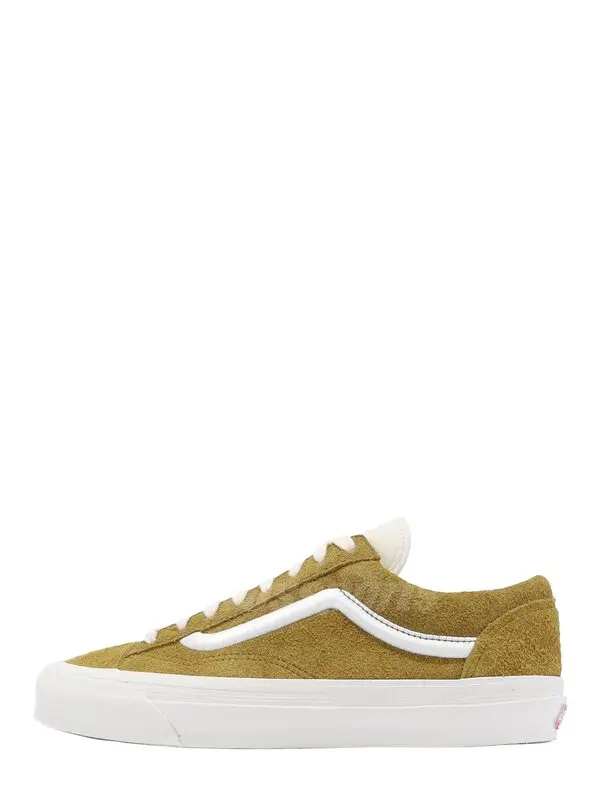 VANS Og Style 36 Lx 'cooperstown Dried Tobacco - Yellow/white