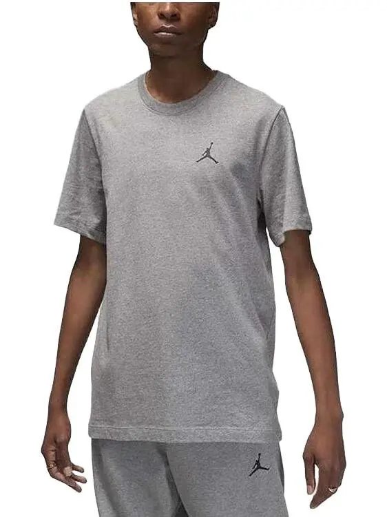 JORDAN Logo T-shirt 'grey - Grey/multi-color