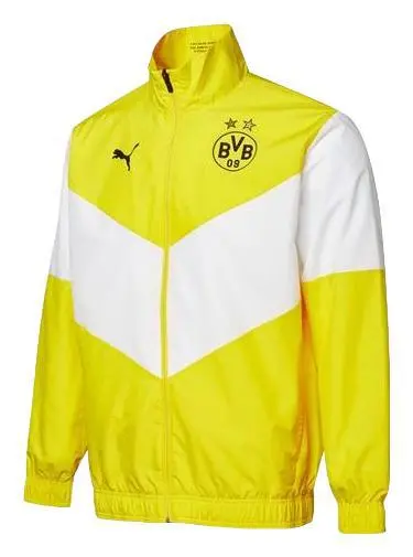PUMA Borussia Dortmund Prematch Jacket - Yellow/white/black