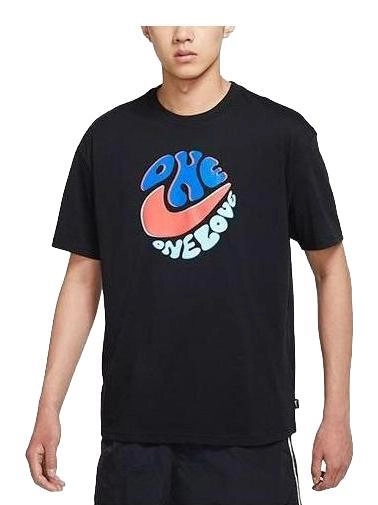 Nike Sport Power Love Oversized Heavyweight T-shirt 'black - Black/multi-color