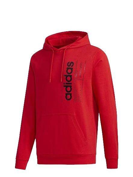 Adidas Sports Pullover With Logo Detailing - Red
