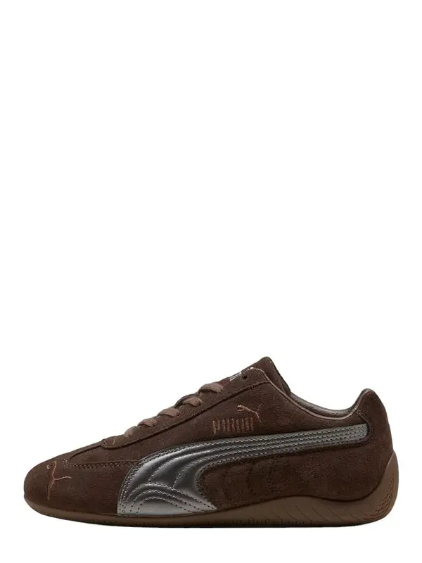 PUMA Speedcat Lux Suede Sneakers - Chocolate/gum