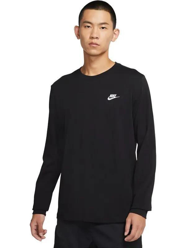 Nike Embroidered Logo Long Sleeve T-shirt - Multi-color