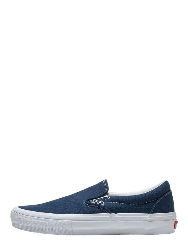 VANS Skate Slip-on Sneakers - Blue/white