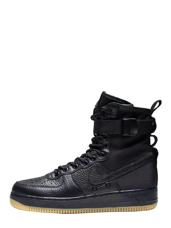Nike Sf Air Force 1 High Top Sneakers - Black/gum