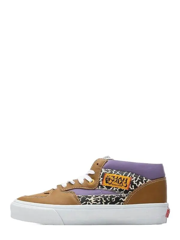VANS Half Cab Vlt Lx Mid Top Sneakers - Brown/purple