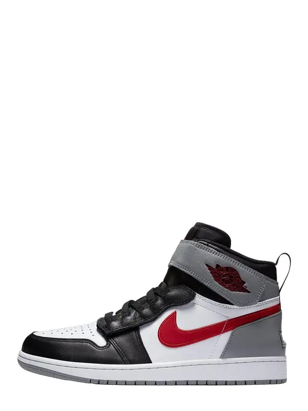 JORDAN Air 1 Flyease High Top Sneakers - Black/white/particle Grey