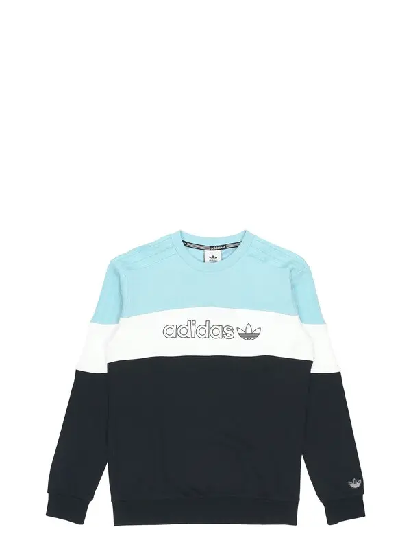 Adidas Originals Bx-20 Crew Colorblock Sweatshirt - Light Blue