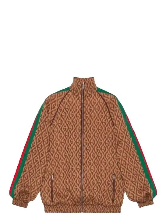 Gucci G Rhombus Track Jacket - Brown