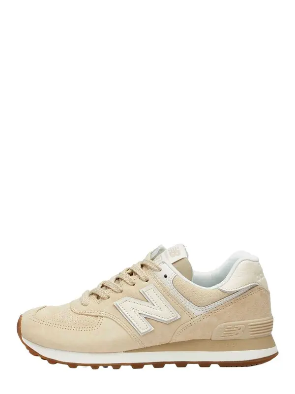 NEW BALANCE 574 Low Top Sneakers - Cream