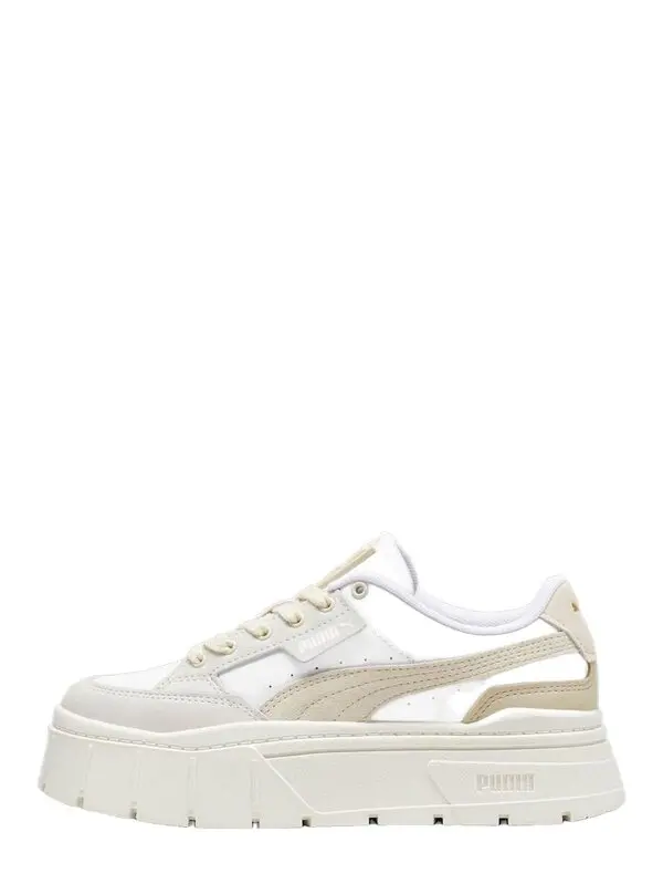 PUMA Mayze Stack Luxe Sneakers - White/alpine Snow