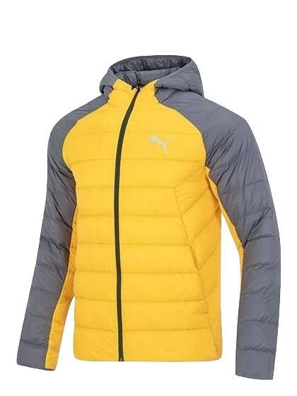 PUMA Pwrwarm Packlite Hd Jacket Logo - Yellow