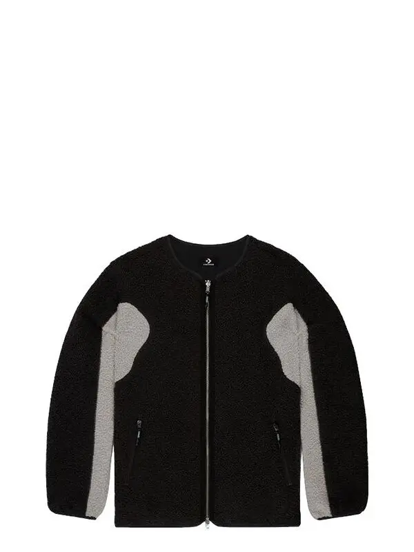 CONVERSE X Palace Tri-ferg Long-sleeved Fleece Jacket - Black