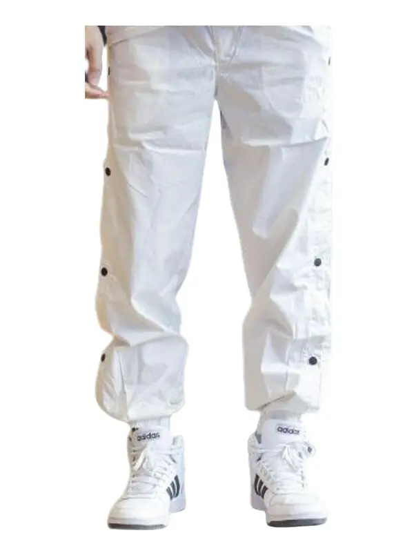 PUMA Paisley Woven Pants - White/black