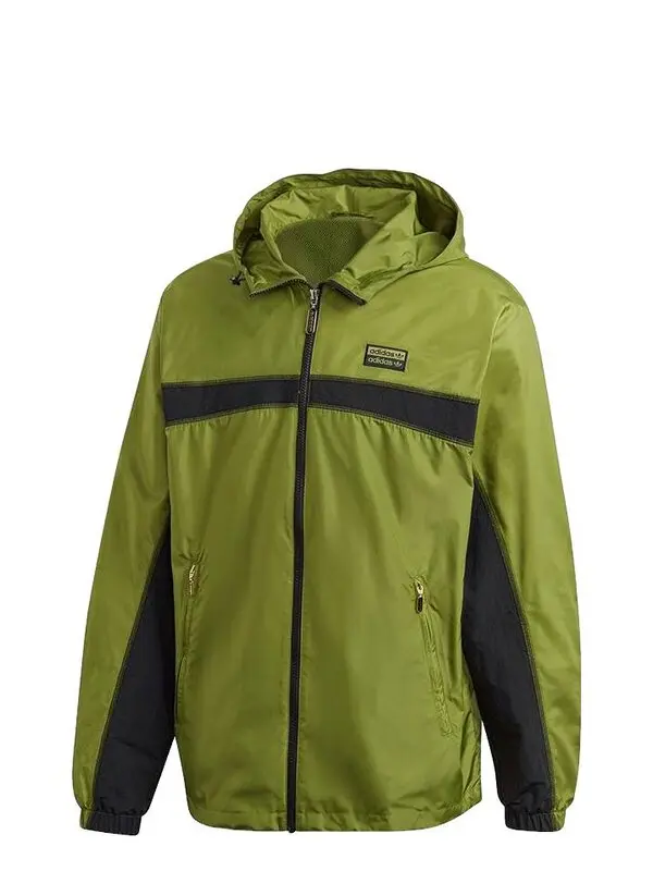 Adidas Originals Ryv Pkt Wb Hooded Jacket - Olive Green