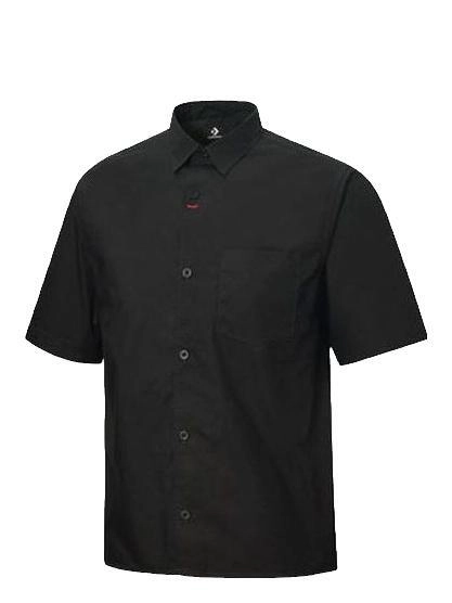 CONVERSE Short Sleeve Pocket Shirt - Black