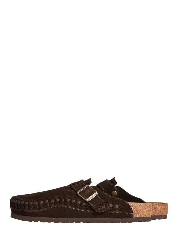BIRKENSTOCK X Kith Boston Braided Suede - Mocca