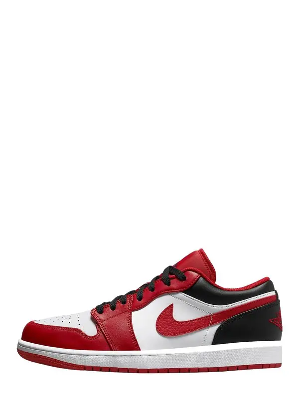 JORDAN 1 Low "reverse Black Toe" Sneakers - Red/white/black