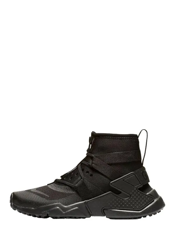 Nike Huarache Gripp High Top Sneakers - Black