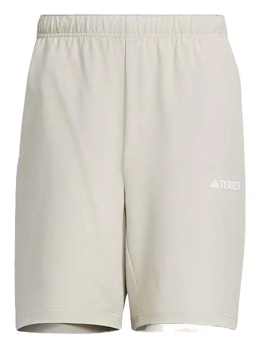 Adidas Aeroready Logo Shorts Asia Sizing - Light Grey
