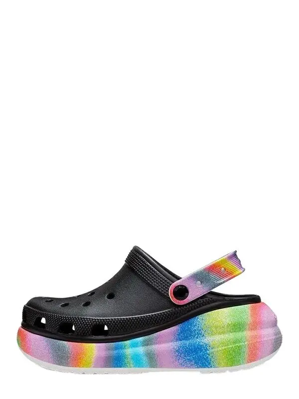 CROCS Classic Crush Spray Dye Clogs - Multi-color