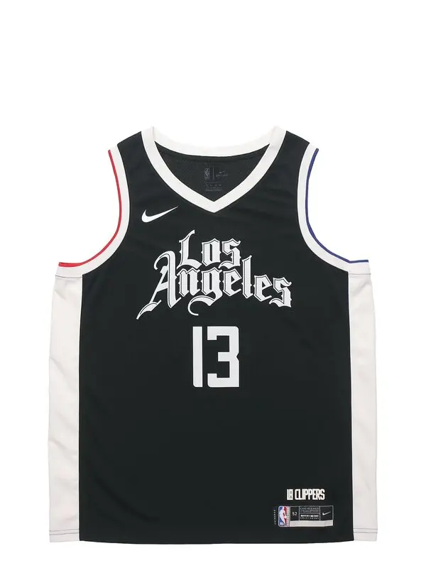 Nike Los Angeles Clippers Paul George No. 13 City Edition Basketball Jersey - Black