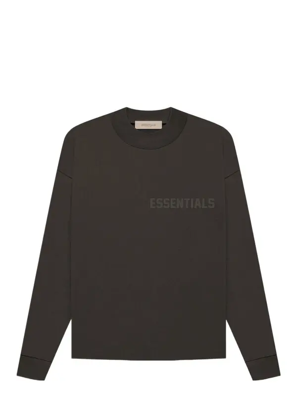 Fear Of God Fw22 Long Sleeve Tee - Off Black