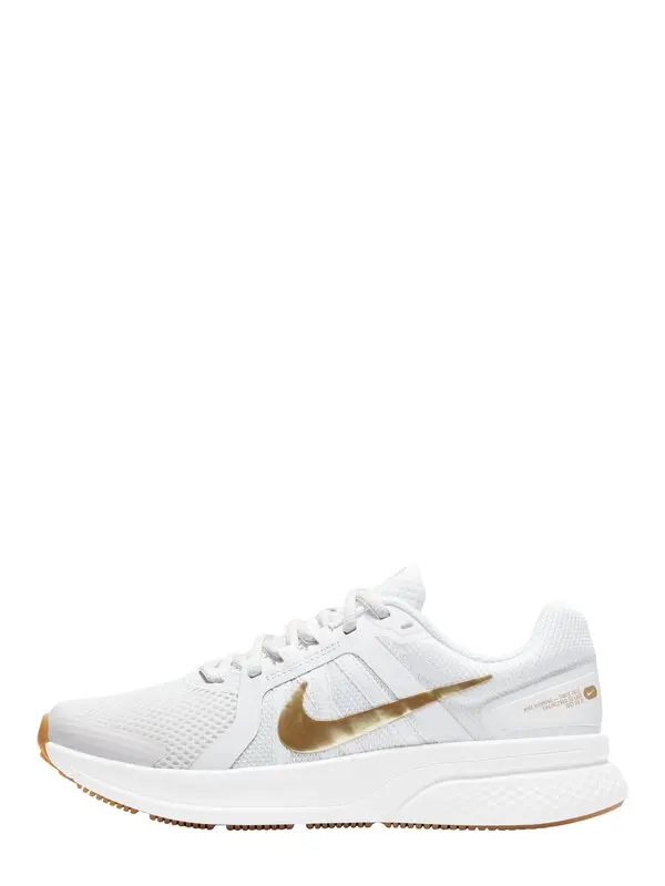 Nike Run Swift 2 Athletic Sneakers - White/gold