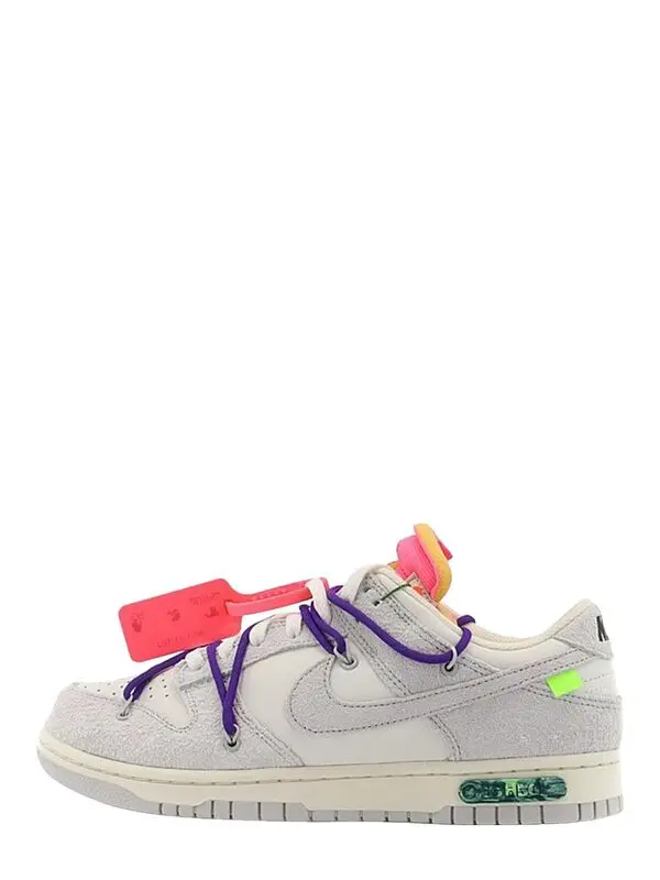 Nike X Off-white Dunk Low Of 50' Sneakers - Gray/white