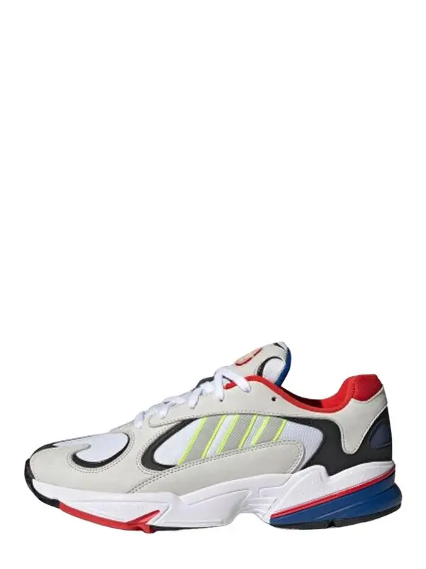Adidas Originals Yung-1 Low Top Casual Dad Shoes Black Red White - White/black/red