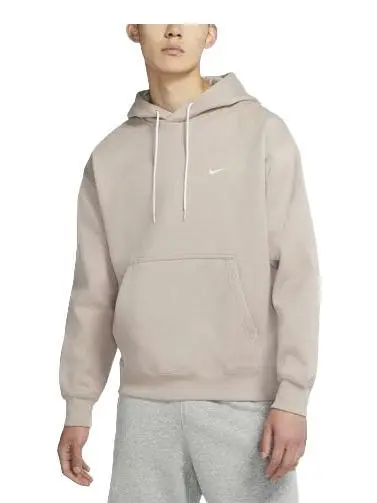 Nike Logo Embroidered Fleece Lined Hoodie - Multi-color