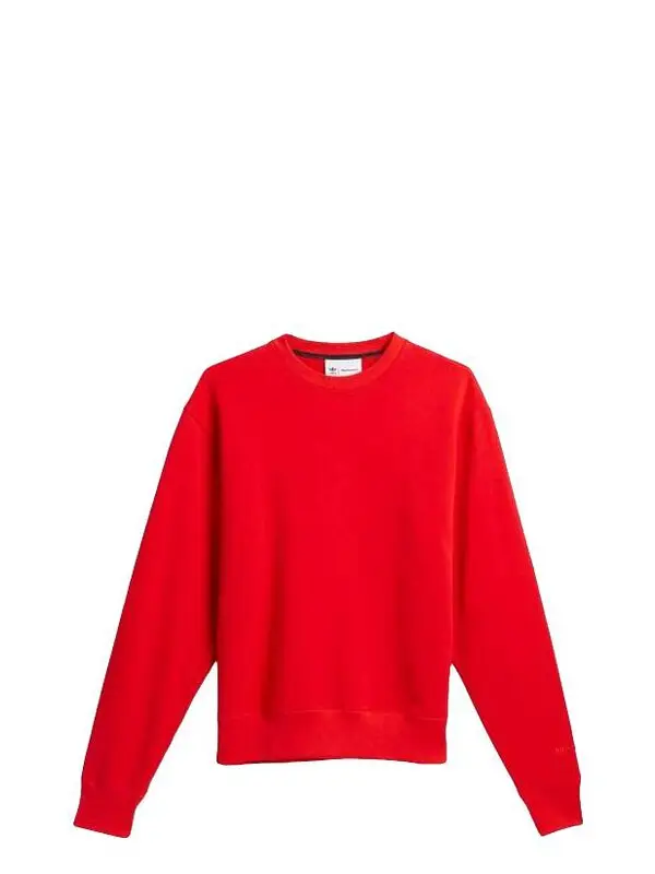 Adidas X Pharrell Williams Loose Fit Crewneck Sweatshirt - Red
