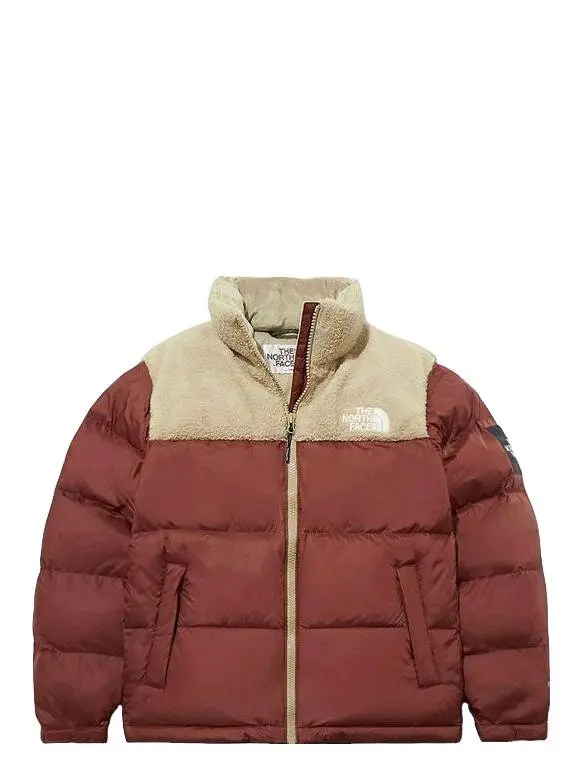 The North Face Eco Nuptse Fleece Jacket - Brown