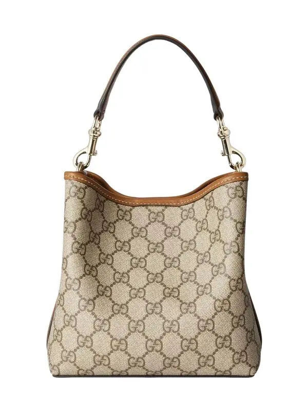 Gucci Gg Emblem Mini Bucket Bag - Monogram Canvas