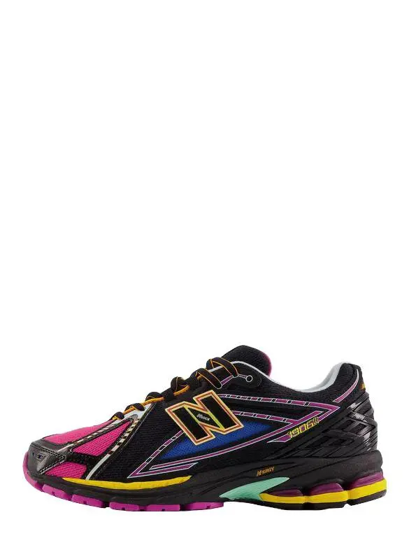 NEW BALANCE 1906r "neon Nights" Lace-up Sneakers - Black/pink/yellow