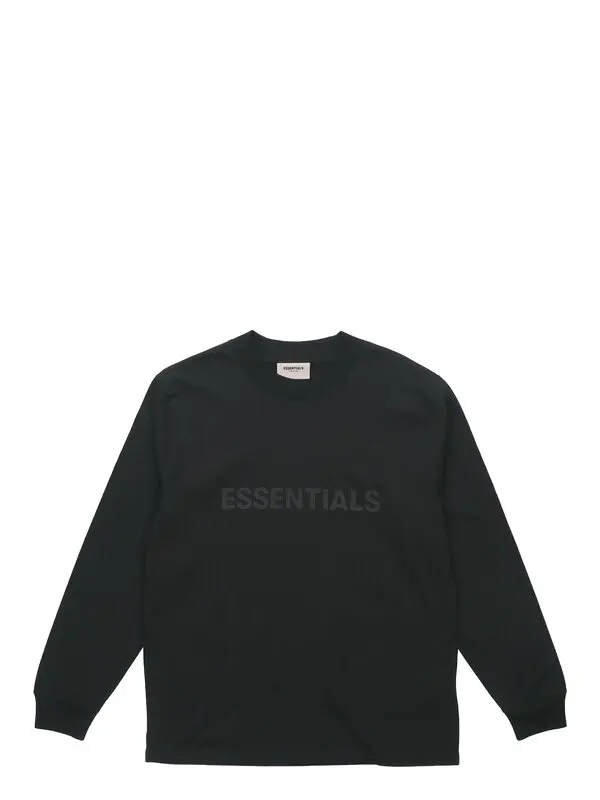 Fear Of God Fw20 Ss20 Boxy Long Sleeve T-shirt - Black