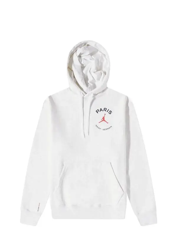 JORDAN X Paris Saint-germain Crossover Logo Hooded Long Sleeve - Multi-color